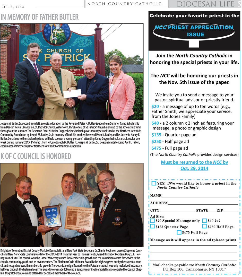 North Country Catholic Newspaper