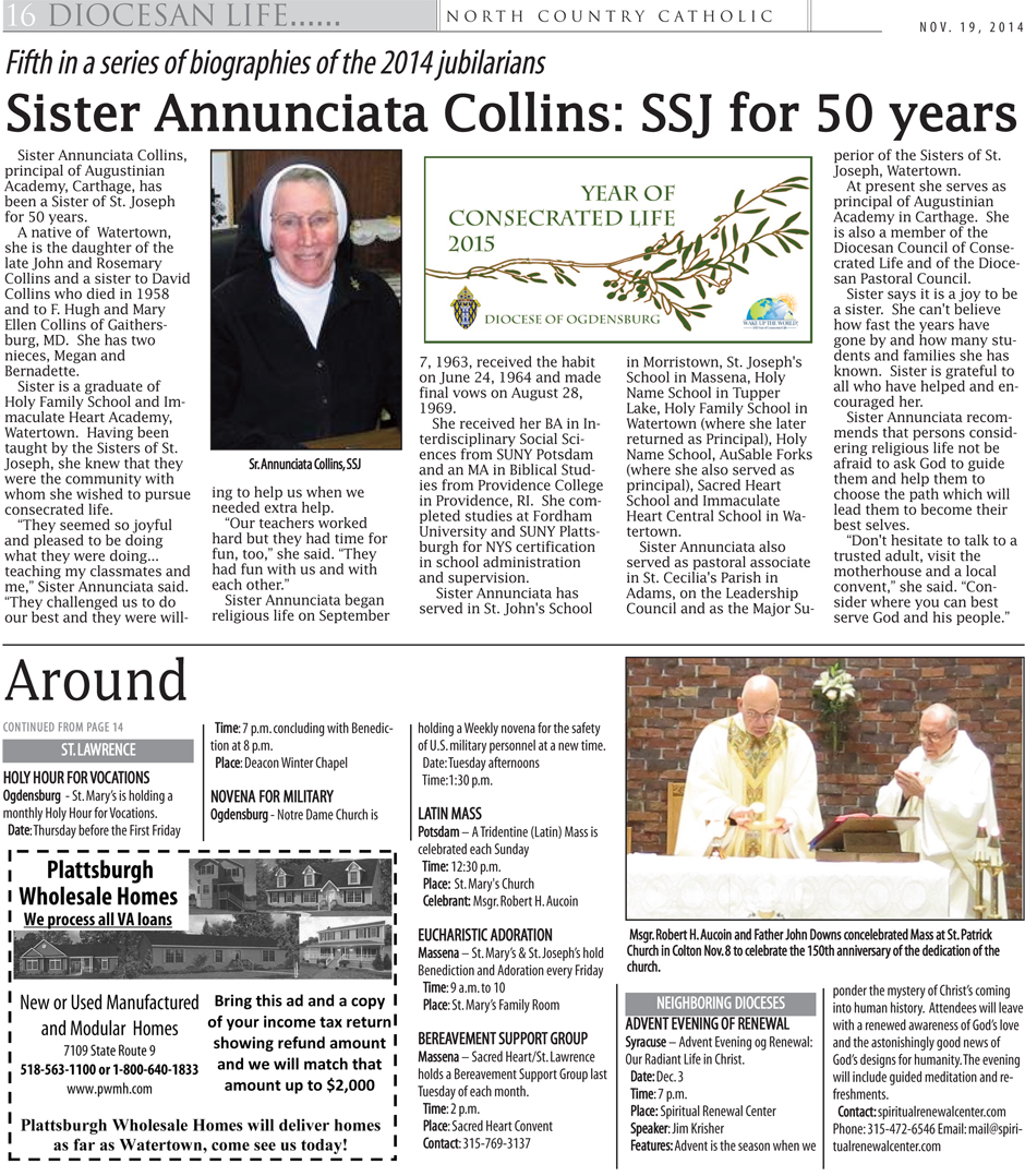 North Country Catholic Newspaper