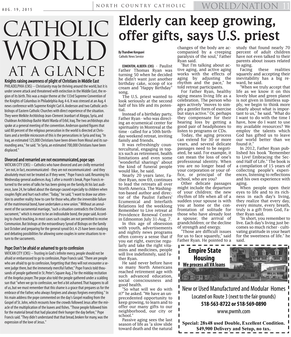 North Country Catholic Newspaper