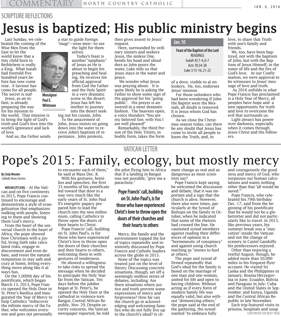 North Country Catholic Newspaper