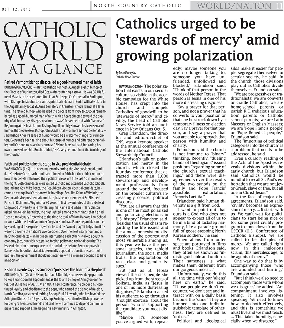 North Country Catholic Newspaper