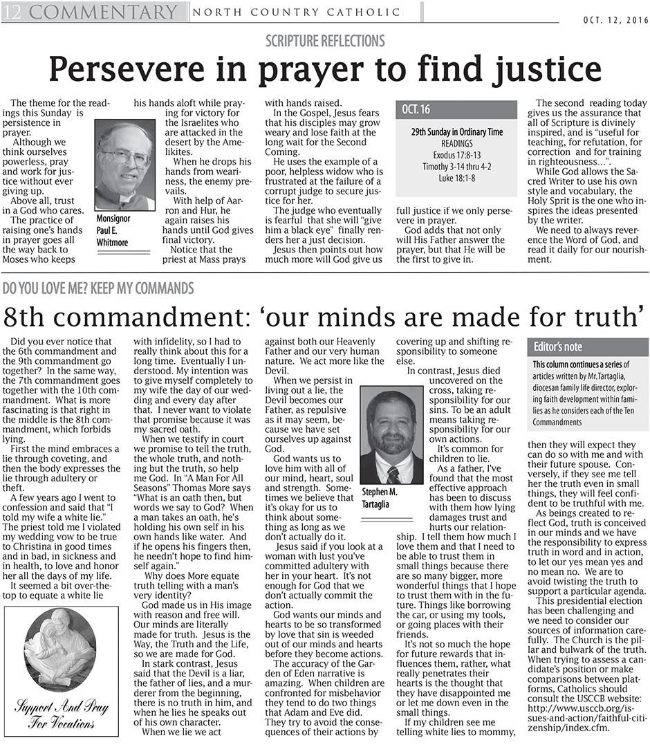 North Country Catholic Newspaper