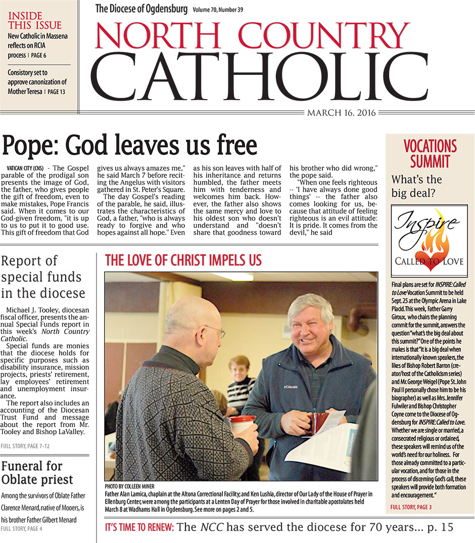 North Country Catholic Newspaper