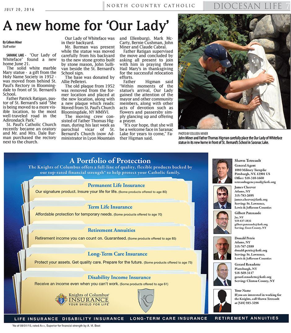 North Country Catholic Newspaper