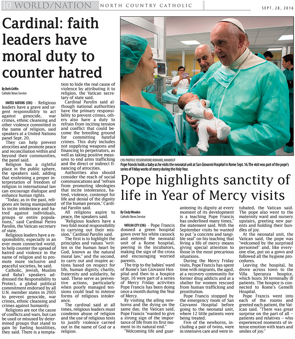 North Country Catholic Newspaper