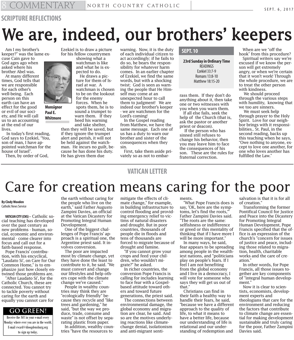 North Country Catholic Newspaper